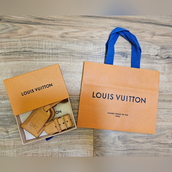 Louis Vuitton | Accessories | Authentic Louis Vuitton Lv Name Tag And ...